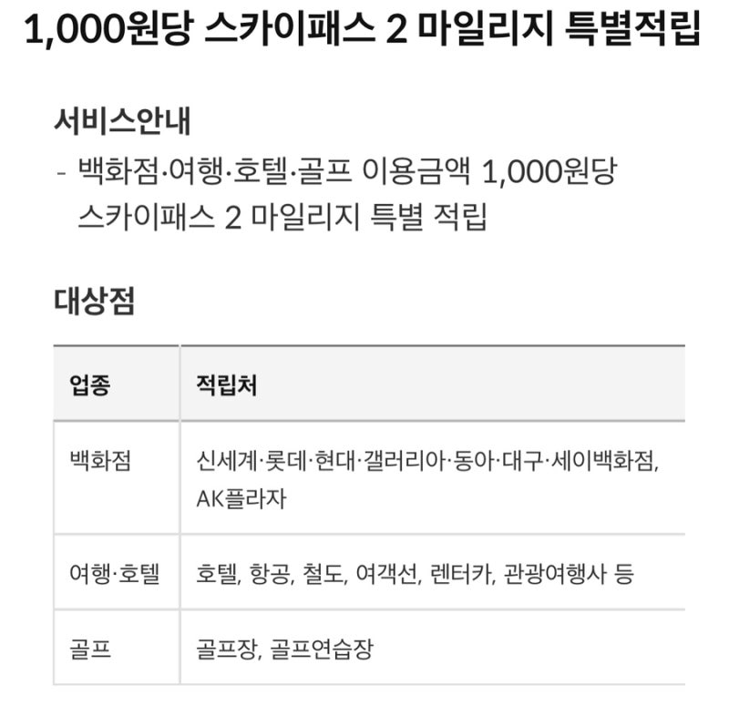 삼성카드 더원 스카이패스 혜택 정리 삼성카드 더원the1 스카이패스 혜택 뽀개기1 네이버 블로그
