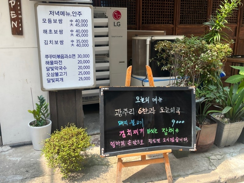 강남구청역 점심 백반 맛집 집밥이 땡기는 날 달빛식당 내돈내산 네이버 블로그
