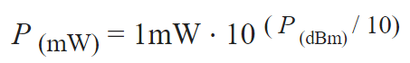 dBm dB 차이, dBm에서 mW로 바꾸는 방법 : 네이버 블로그