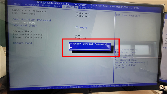 CMOS 비밀번호 설정방법(Password check) - Setup, Always, 이것까지 확인하셔야 합니다. : 네이버 블로그