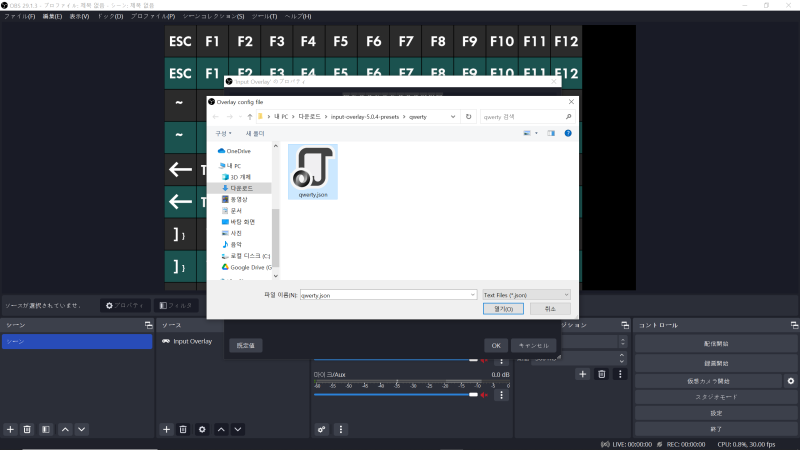 [버튜버 가이드 2] 키보드 및 마우스 오버레이를 활용한 게임 방송 팁! (AvaKit, OBS Studio, NohBoard ...