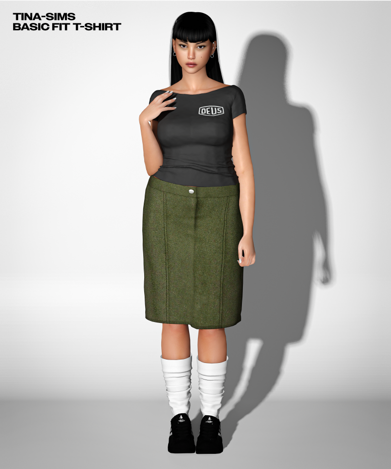 [TINA-SIIMS] Basic Fit T-Shirt 심즈 4 베이직 핏 티셔츠 CC : 네이버 블로그