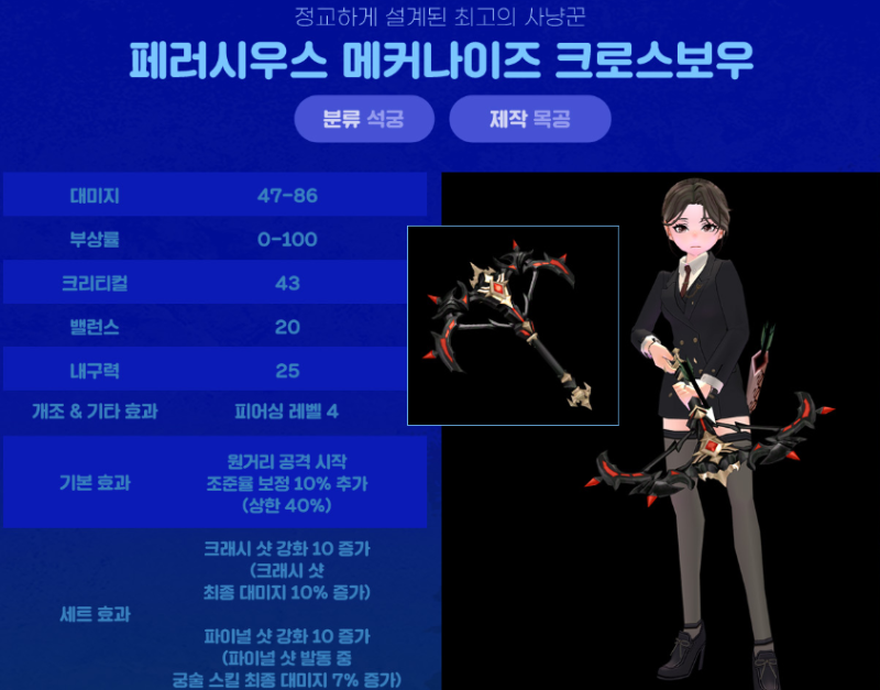 [마비노기] 신규 무기 종류(페러시우스 15종, 켈틱 3종, 나이트브링어 1종) : 네이버 블로그