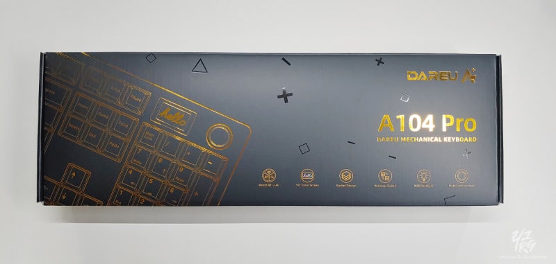 무선 기계식 키보드 추천! 다얼유 A104 PRO 아이스 블루 후기 (feat. 스노우축) : 네이버 블로그