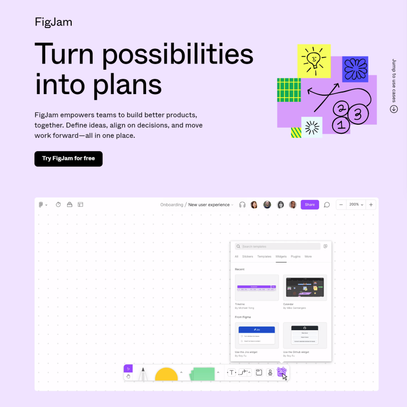 피그잼 FigJam 브레인스토밍 플로우차트 협업 툴 : 네이버 블로그