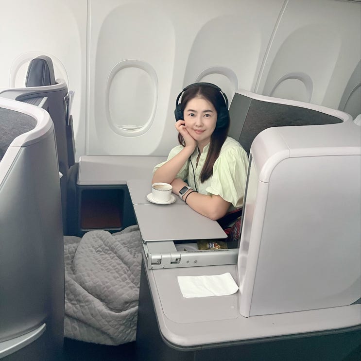 부산 싱가포르 항공 SQ615 SQ616 (기내식 & 기내 와이파이 무료 사용법)