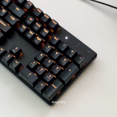 가성비 좋은 앱코 해커 K590 게이밍 기계식 키보드 사용 후기 : 네이버 블로그