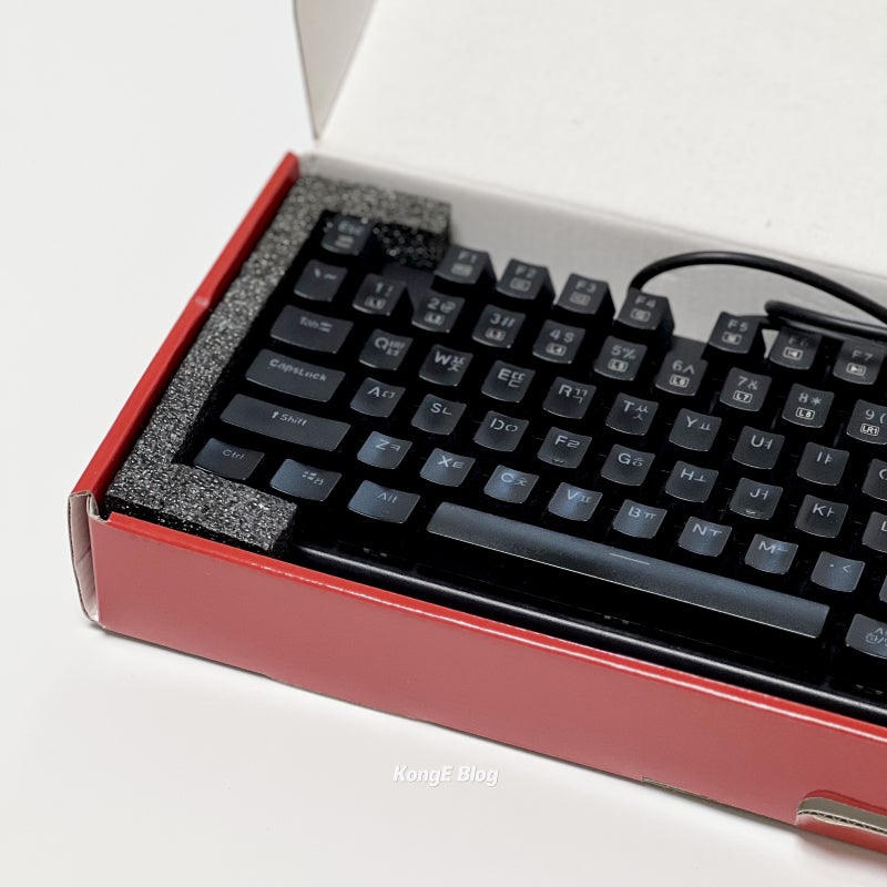 가성비 좋은 앱코 해커 K590 게이밍 기계식 키보드 사용 후기 : 네이버 블로그