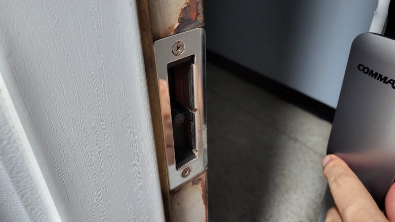 코맥스 CDL-615P 무타공 푸시풀 도어락 셀프 설치 후기, 내돈내산 : 네이버 블로그