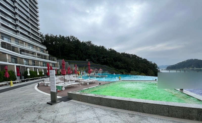 한화리조트 거제 벨버디어 수영장 총정리and후기 가격 복장 대여물품 샤워장 사우나 식당 아기랑 가을수영 네이버 블로그