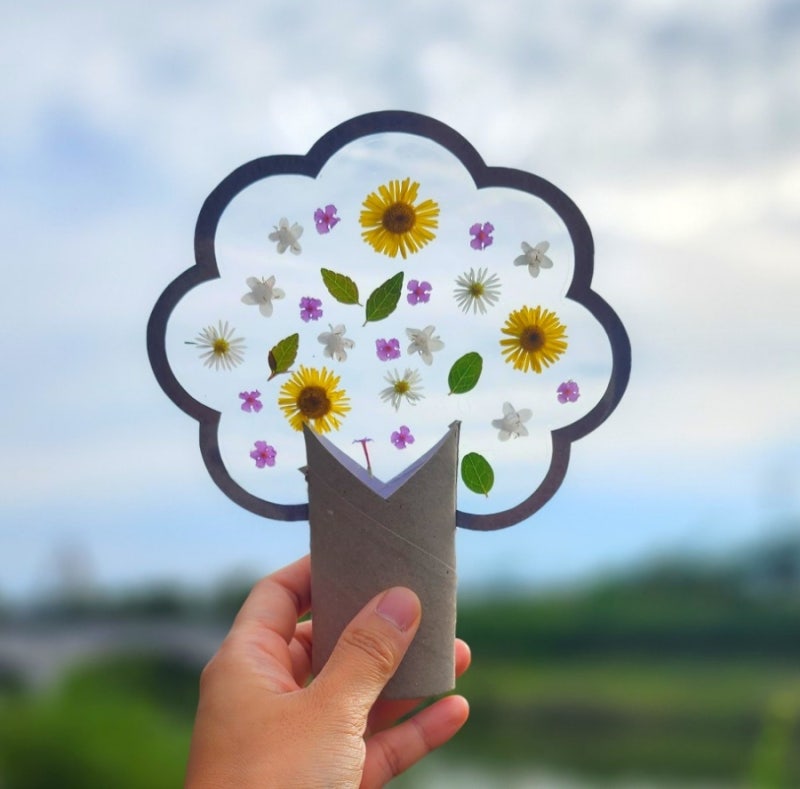 재활용 미술놀이 나무 썬캐쳐 만들기🌳 네이버 블로그
