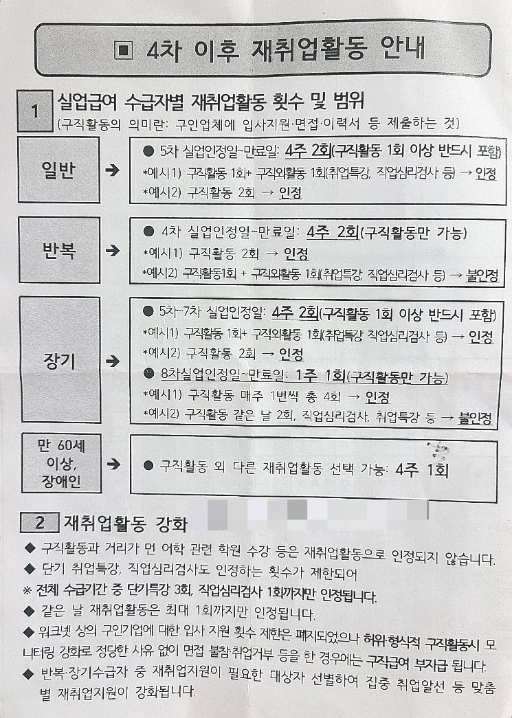 실업급여 구직급여 5차 6차 7차 실업인정 꿀팁 구직외활동 구직활동 쉽게하는 방법내일배움카드로 온라인원격 강의 수강