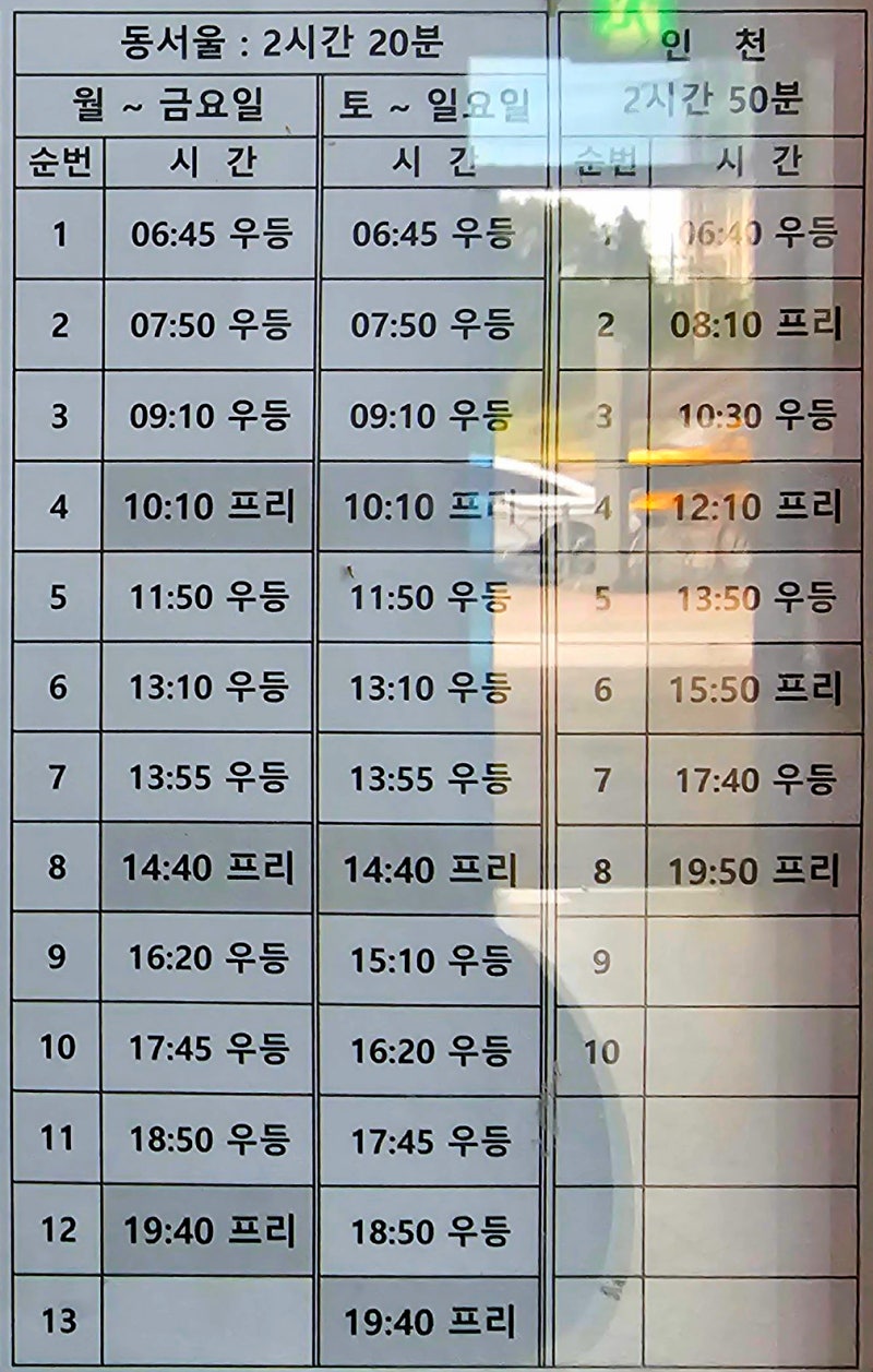 속초버스터미널 고속· 시외 시간표 및 터미널 주변 가볼만한곳 네이버 블로그