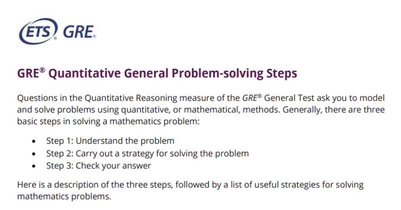 ETS 공식 GRE 준비자료; 무료 PDF 다운로드 : 네이버 블로그