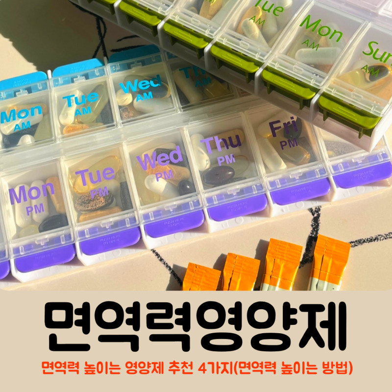 면역력 높이는 영양제 추천 4가지 면역력 높이는 방법 네이버 블로그