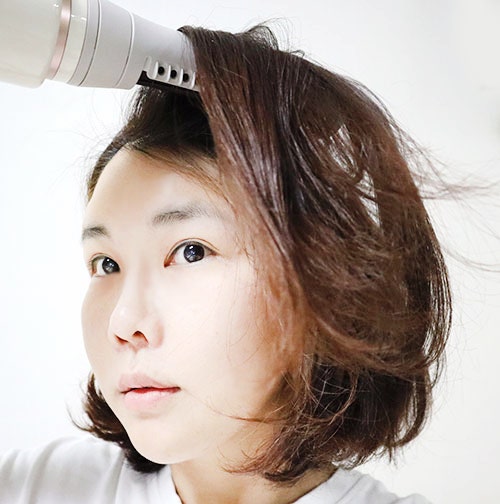 단발c컬펌 유닉스 에어샷 듀얼 헤어드라이기 추천 후기 네이버 블로그