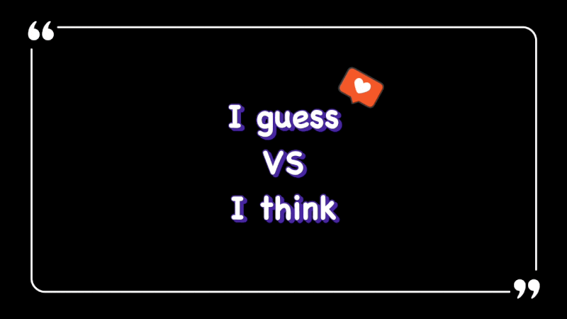 #오늘의 영어 표현 #진짜미국영어 #I guess VS I think : 네이버 블로그