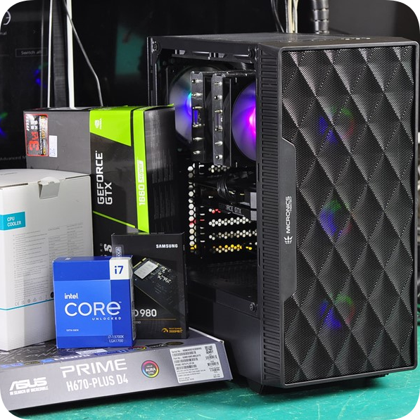 컴파라 조립컴퓨터 인텔 코어13세대 i7-13700K 정품/MSI GeForce GTX 1660 SUPER 벤투스 S OC D6 ...