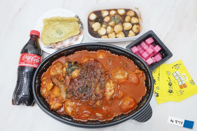 두찜 시래기찜닭 메뉴 미니언즈태풍의신부 찜닭 네이버 블로그