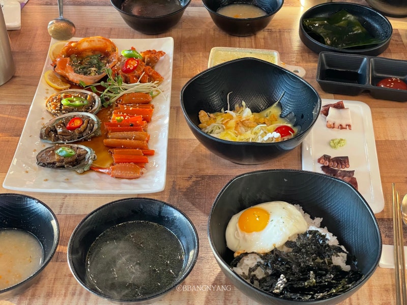 강릉 초당동 맛집 유환식당 홍게장 전복장 정식 내돈내산 후기 매번 먹는 초당순두부가 지겹다면 추천~ 네이버 블로그