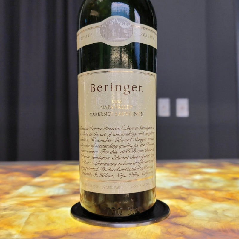 Beringer Vineyards Private Reserve Cabernet Sauvignon 1986 (베린저 빈야드 ...