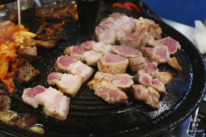목살이 맛있었던 구워주는 하단고기집 목구멍 : 네이버 블로그