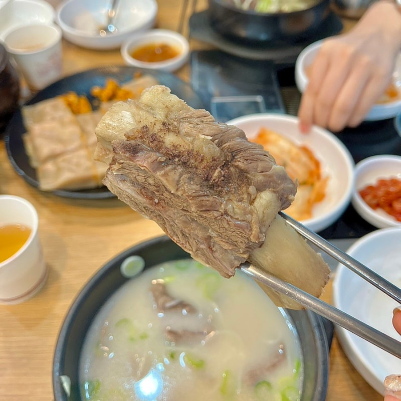 간석오거리 국밥 맛집 백세설렁탕 든든한 설렁탕 갈비탕 메밀전병 네이버 블로그