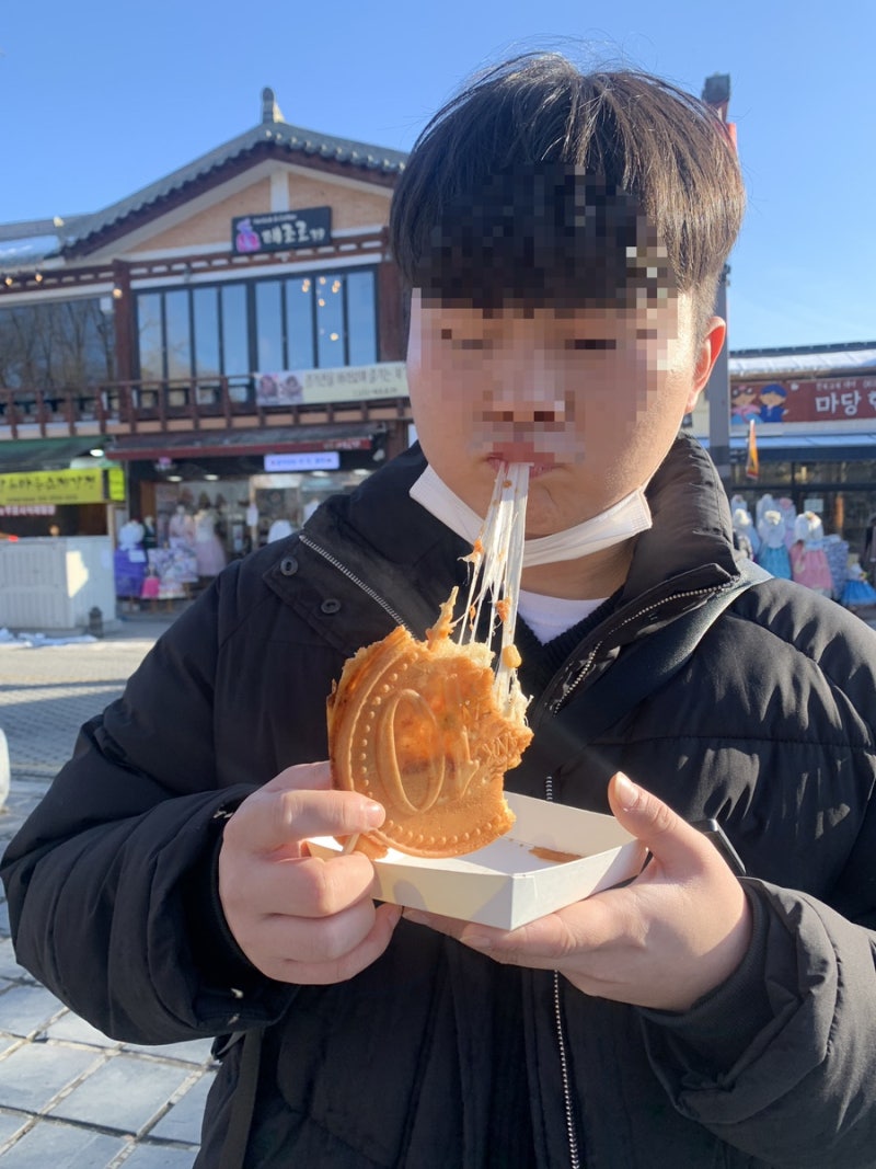 전주 한옥마을 먹거리 십원빵 Feat 십원빵 이름의 비밀 네이버 블로그