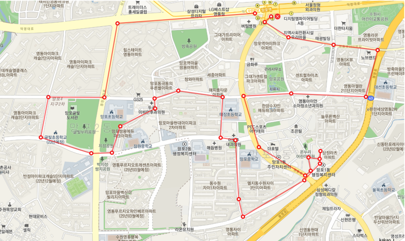 임장기 수원시 영통구 망포 발품분위기 임장 시세지도 네이버 블로그