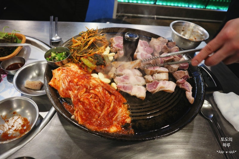 목살이 맛있었던 구워주는 하단고기집 목구멍 : 네이버 블로그