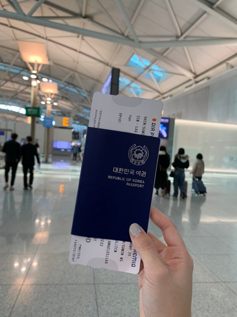 미국여행 에어프레미아 La 내돈내산 탑승 후기 Icn Lax 탑승수속 기내식 좌석 네이버 블로그