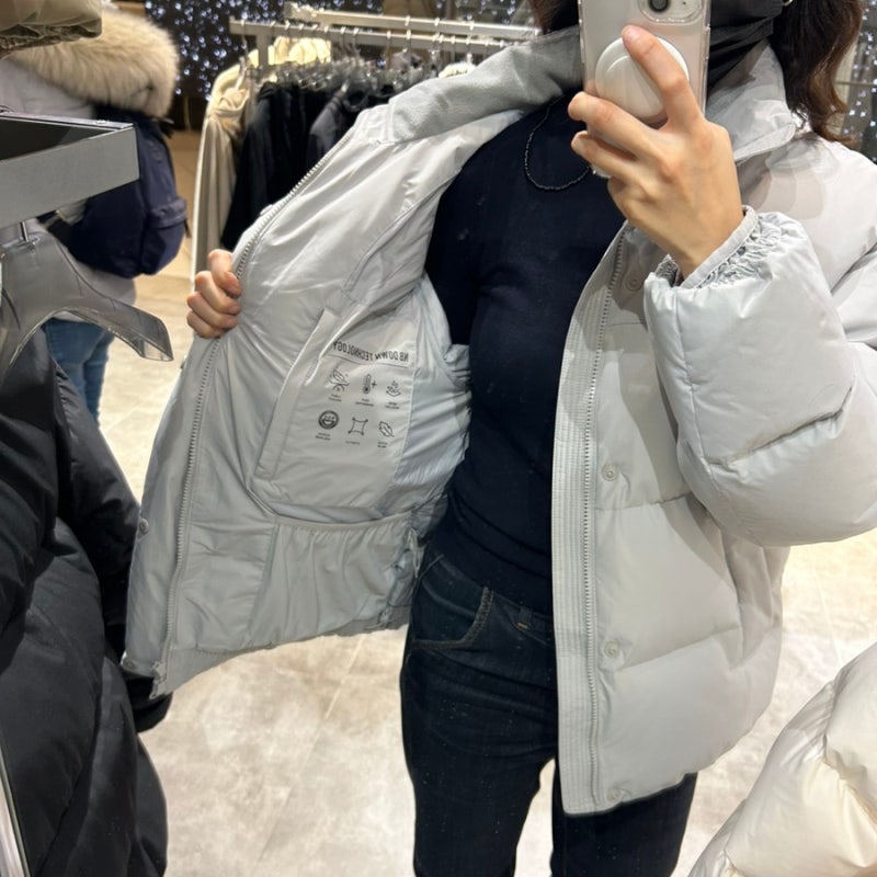 뉴발란스 액티브 숏 연아다운 플라워 숏 패딩 사이즈 팁 네이버 블로그