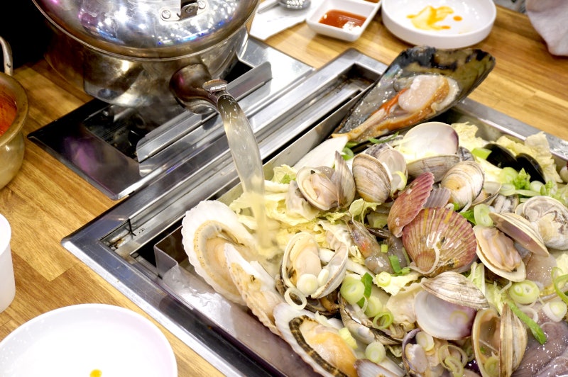 신논현역 맛집 싱싱한 강남 조개찜 바다수퍼해물천하조개구이 추천 네이버 블로그