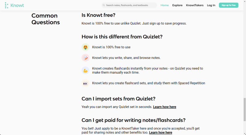 노션(Notion)과 퀴즐렛(Quizlet)을 통합한 노트/플래시카드 서비스 : 노우트(Knowt) - 소개편 : 네이버 블로그