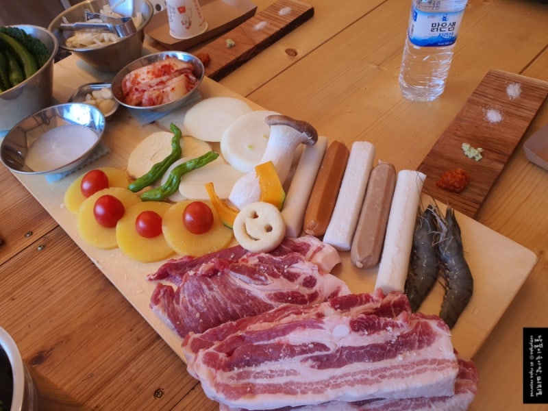 기장 캠핑분위기 야외 바베큐 더숲 네이버 블로그