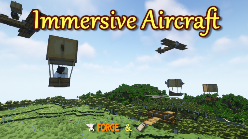 [모드][1.20.1][Forge/Fabric] 몰입형 에어크래프트 - 비행선 추가 모드 (Immersive Aircraft ...