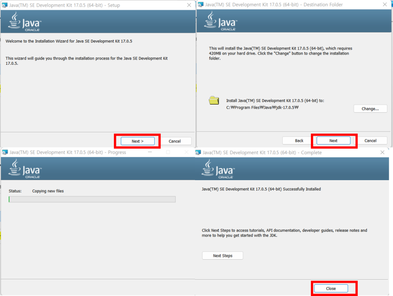자바(JAVA/Oracle JDK) 다운로드 간단하게 설치하는 방법!!!(java 17) : 네이버 블로그