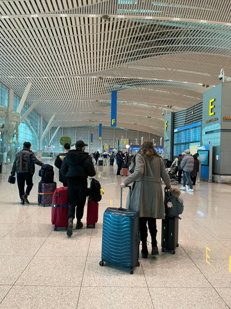 인천공항 제2여객터미널 항공사출국 이용팁 후기ft주차장 네이버 블로그