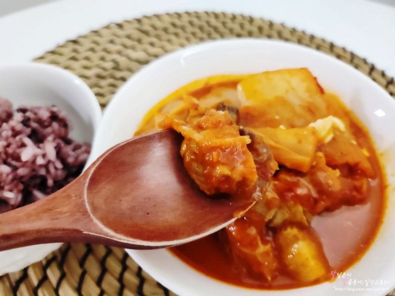 의정부동배달 맛집 1인묵은지김치찜 의정부점 김치찜 최고 네이버 블로그