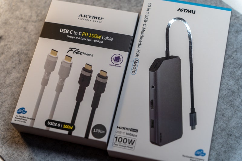 노트북 맥북 C타입 USB 멀티 허브 아트뮤 10 in 1 MH410 : 네이버 블로그