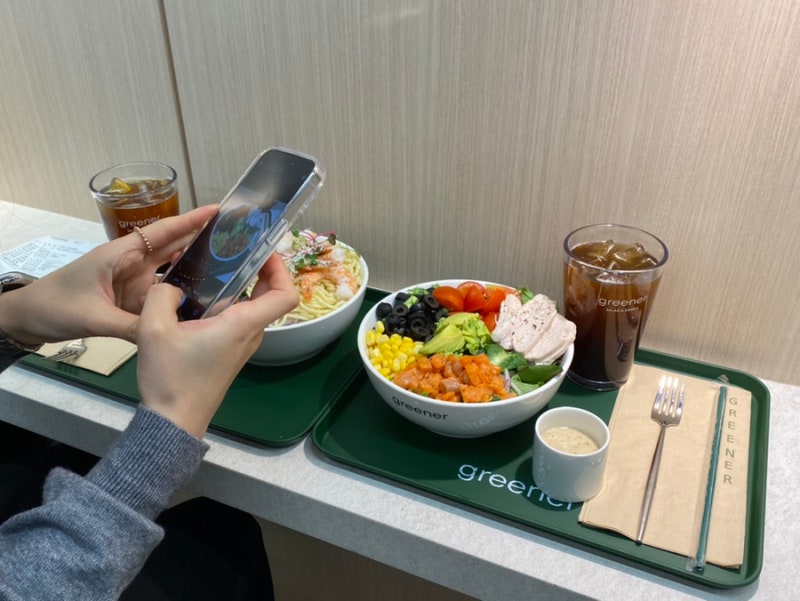 신선한 샐러드 먹고 싶을 때 가기좋은 그리너 다산법원점 네이버 블로그