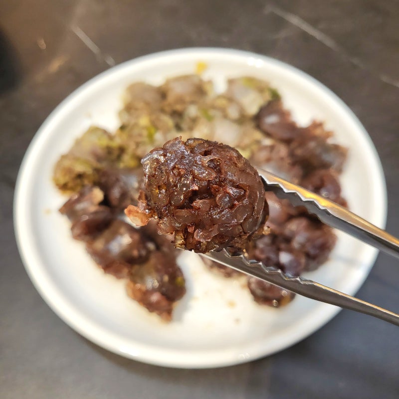 식은 남은 순대 에어프라이어 전자레인지 데우기 순대 냉동 냉장 보관 순대찌기 대신 튀김 네이버 블로그