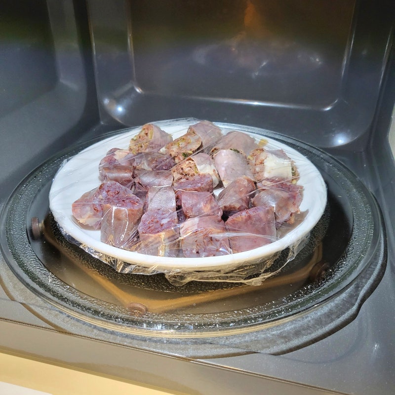 식은 남은 순대 에어프라이어 전자레인지 데우기 순대 냉동 냉장 보관 순대찌기 대신 튀김 네이버 블로그