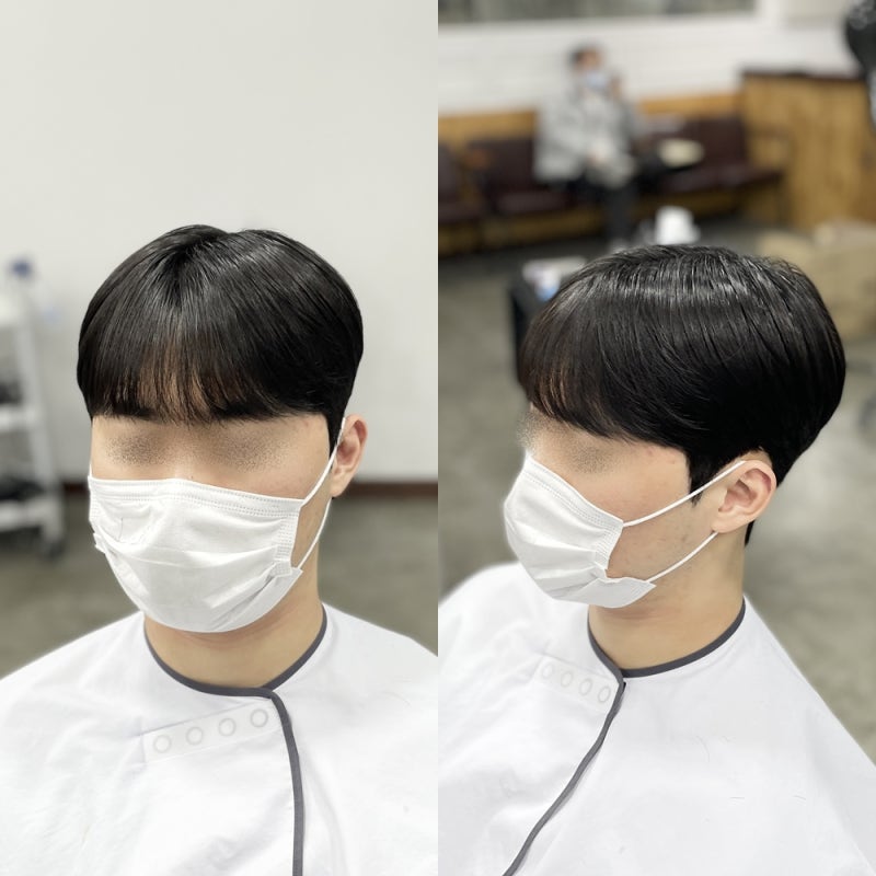 남자 반곱슬 시스루펌 볼륨매직으로 윤기나게 네이버 블로그