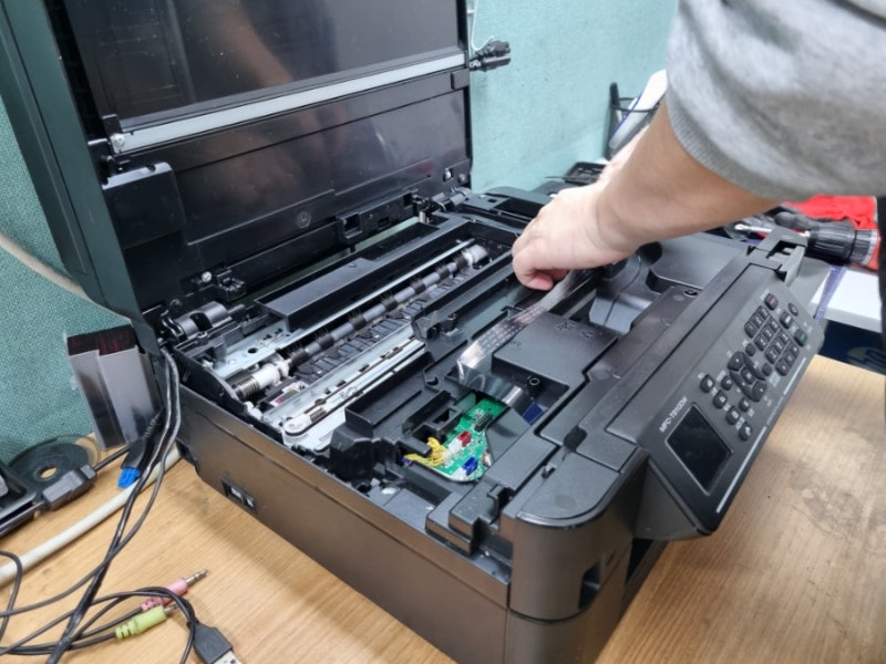 브라더 프린터 Adf 용지 걸림 Mfc T910dw 문서 걸림 네이버 블로그