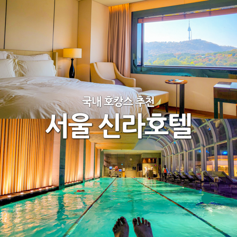 서울 호캉스 추천 신라호텔 남산뷰 객실 룸서비스 수영장 스파 네이버 블로그