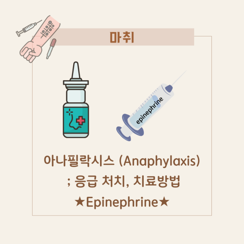 Anaphylactic Shock 아나필락시스 쇼크의 응급 치료 처치에 관하여 네이버 블로그