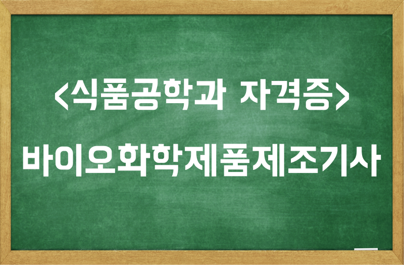 식품공학과 자격증 식품기사 위생사 품질경영기사 바이오화학제품제조기사생물공학기사 네이버 블로그