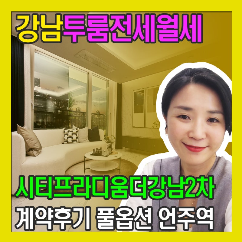 강남 역삼동 신축소형아파트 투룸 전세월세 계약 후기시티프라디움더강남2차 네이버 블로그