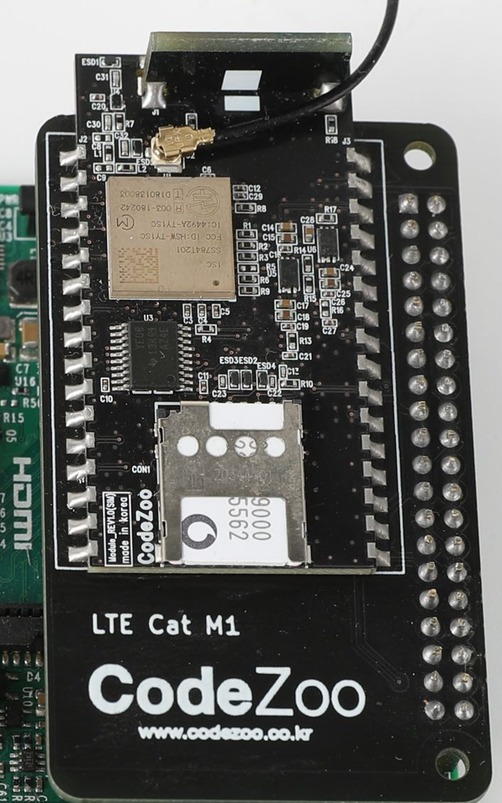 [세상에서 가장 작은 LTE Cat.M1모듈] LTE CATM1 내장형 모뎀은 내장 안테나와 외장 안테나를 함께 사용할 수 ...